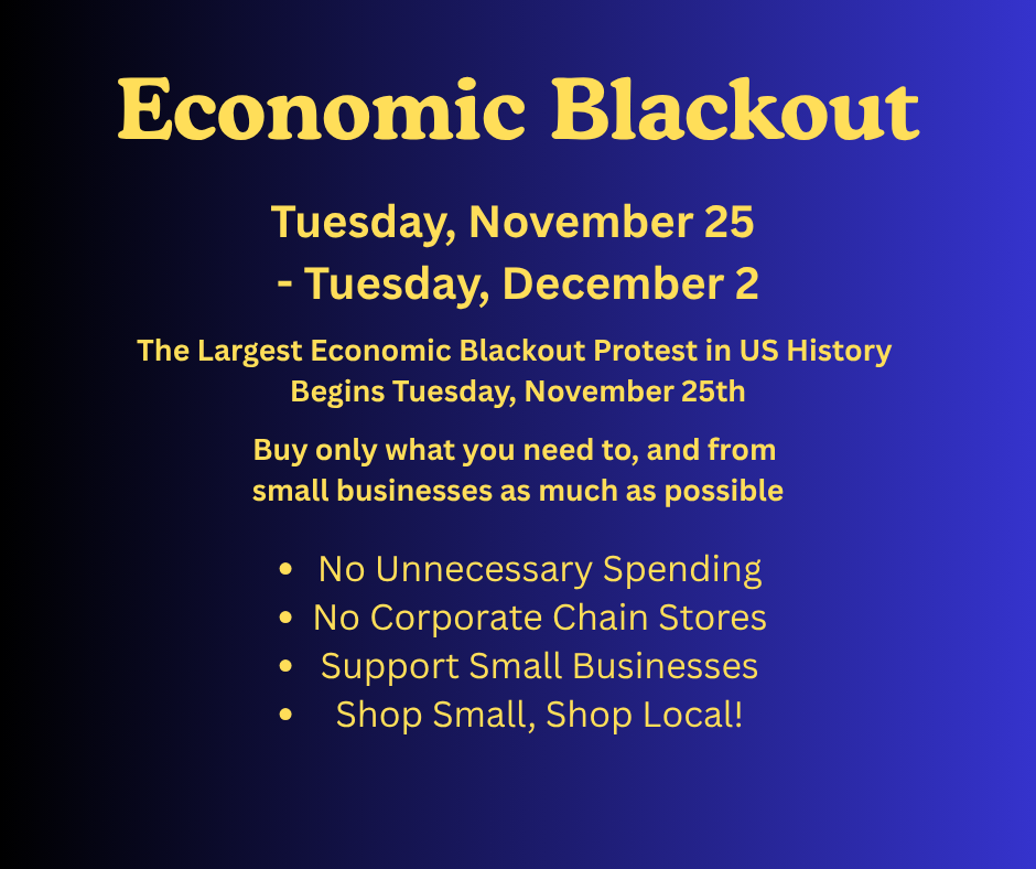 Economic Blackout 2025 – The Vermont Catholic Worker